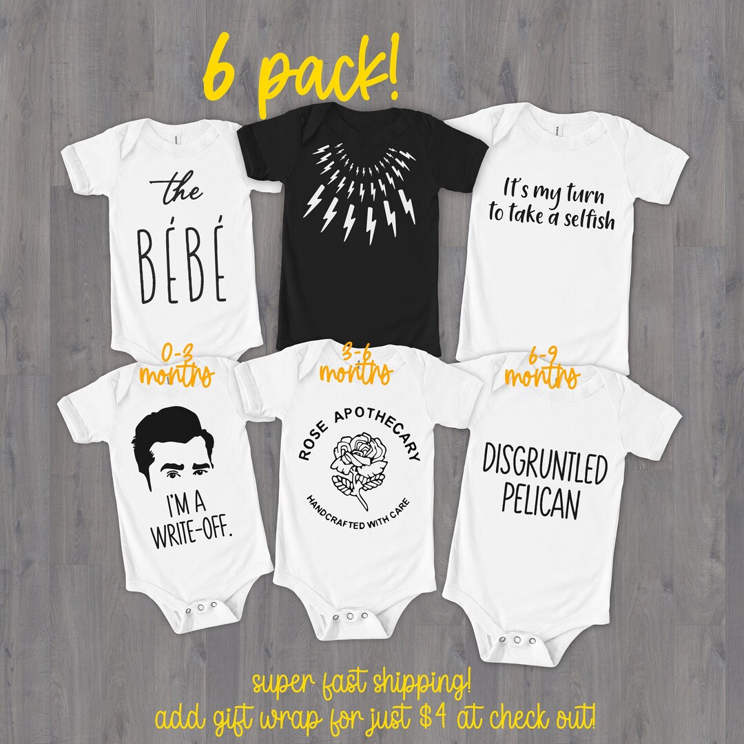 6 Pack ULTIMATE Schitt's Creek Baby Shower / Sprinkle - Etsy