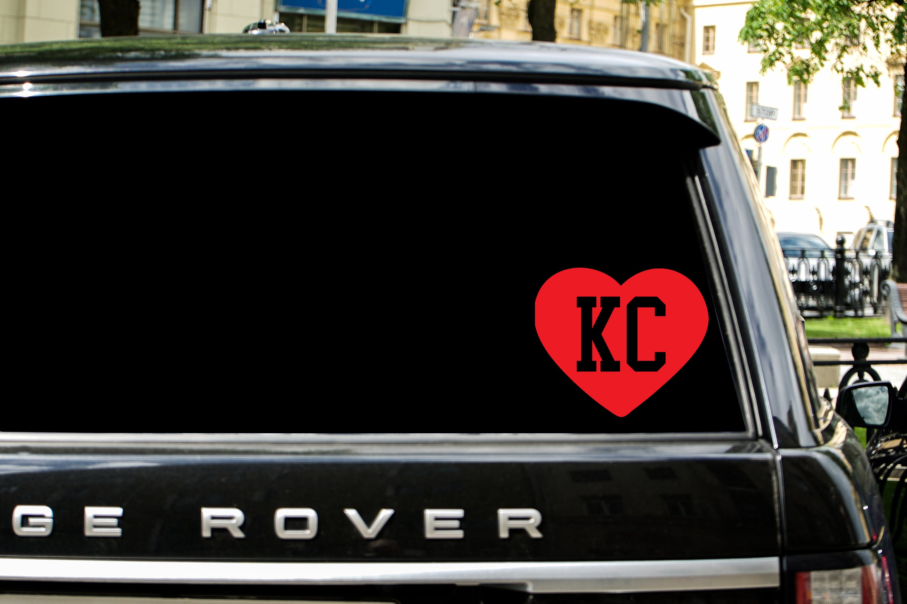 Kansas City Heart Decal for Car, Truck, Water Bottle, Tumbler Sticker ...