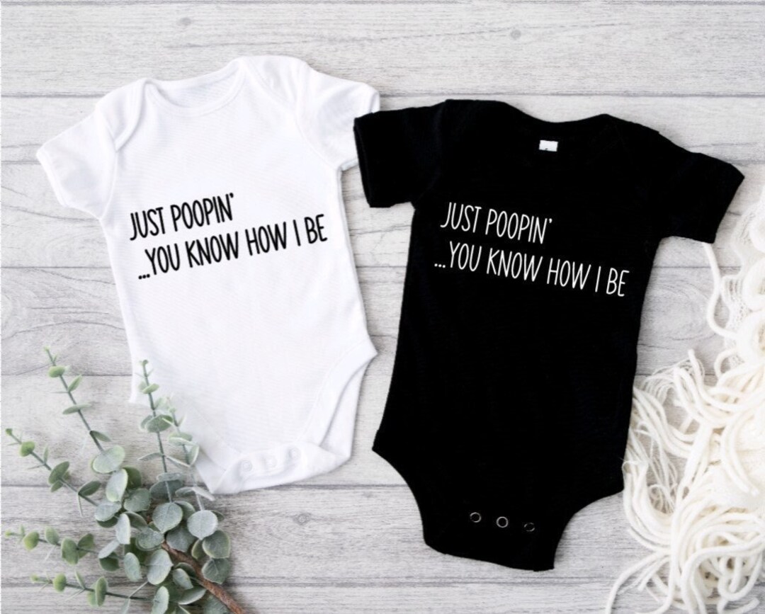 Office Gerber ONESIE® Just Poopin.. You Know How I Be 0-3, 3-6, 6-9 ...