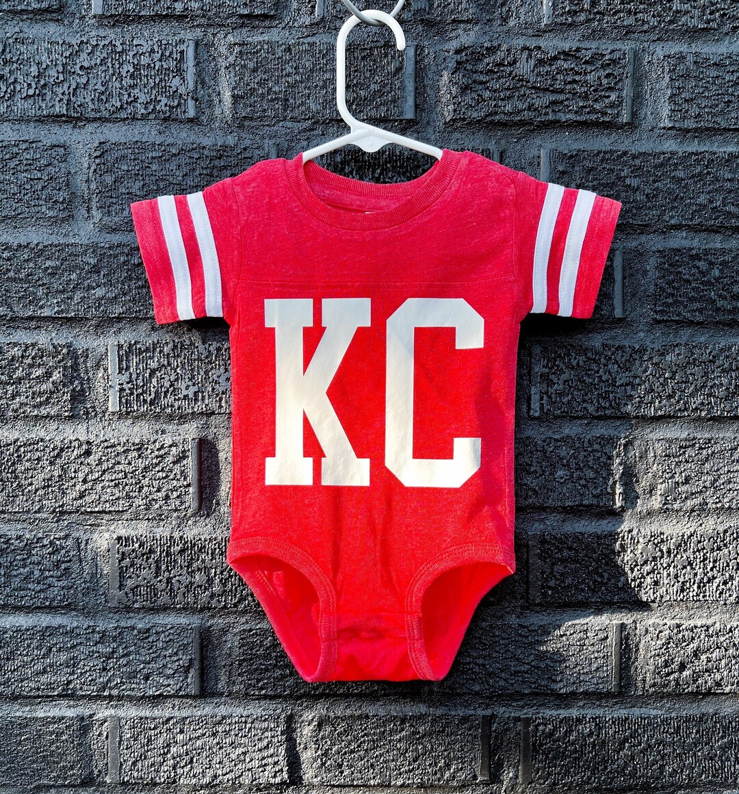MADE IN KC Kansas City Football Jersey Gerber Onesie ® Brand | Unisex 0 ...