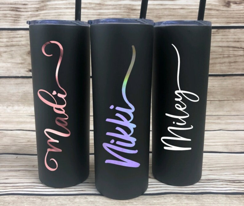 Premium Font Custom Vinyl Decal for DIY Bridesmaids Boxes / Gifts ...
