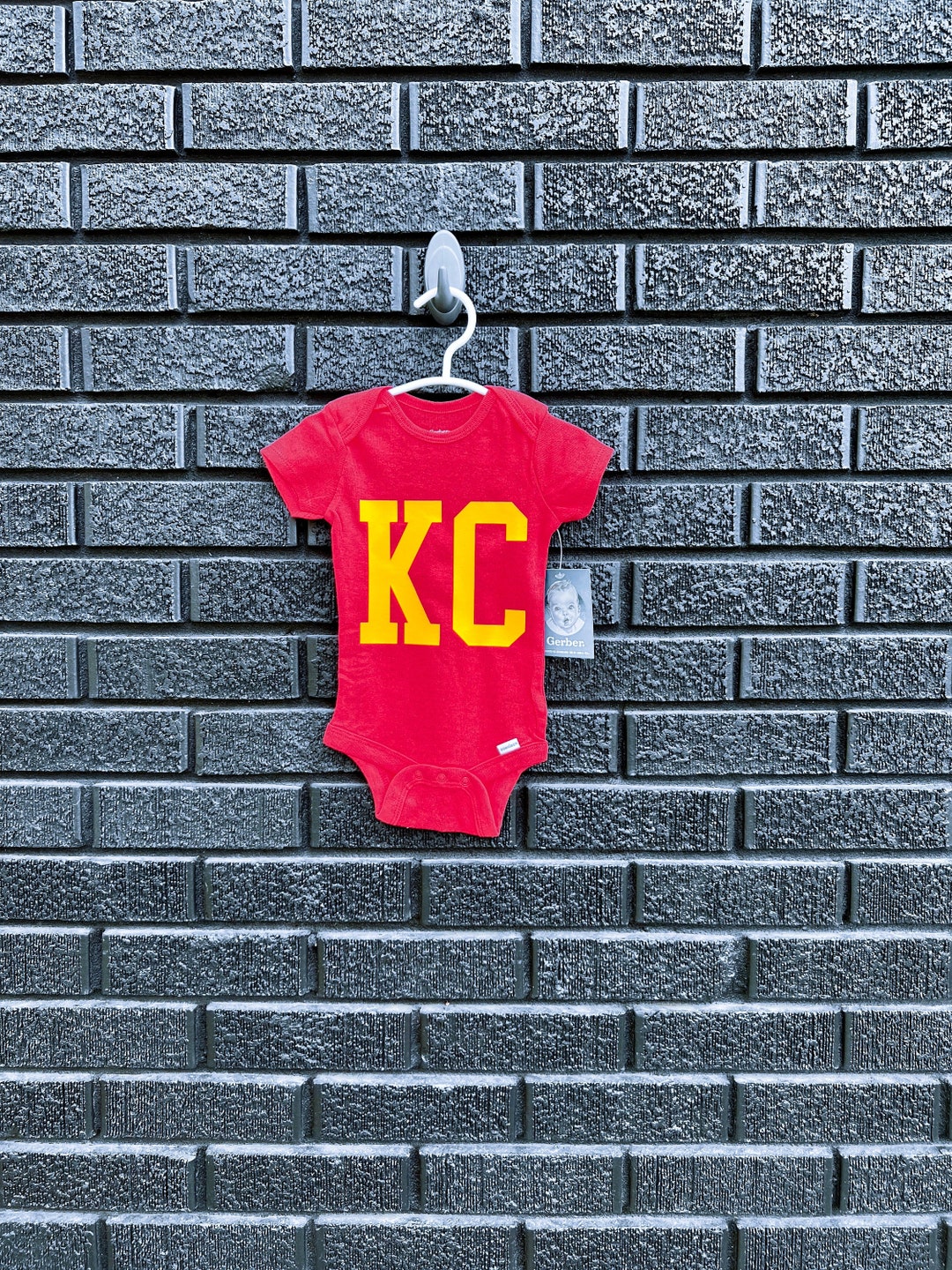 Big Block KC | Gerber Onesie® Brand Unisex Baby Bodysuit | Arrowhead ...
