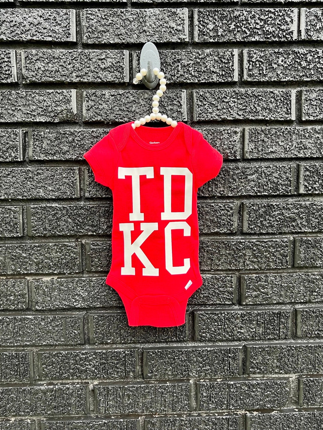TD KC | Touchdown Kansas City Football | Arrowhead Gerber Onesie® Brand ...
