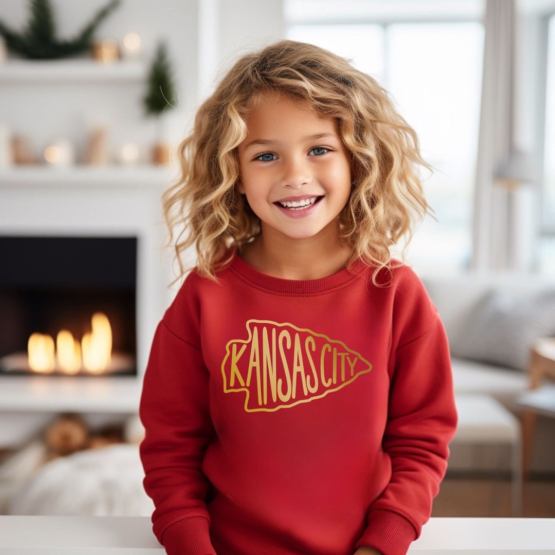 MADE IN KC Toddler Kansas City Arrowhead Red Sweatshirt Long & Short ...