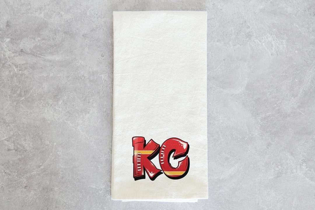 Kansas City Football Kitchen Towel: Graffiti KC Game Day Decor - Etsy