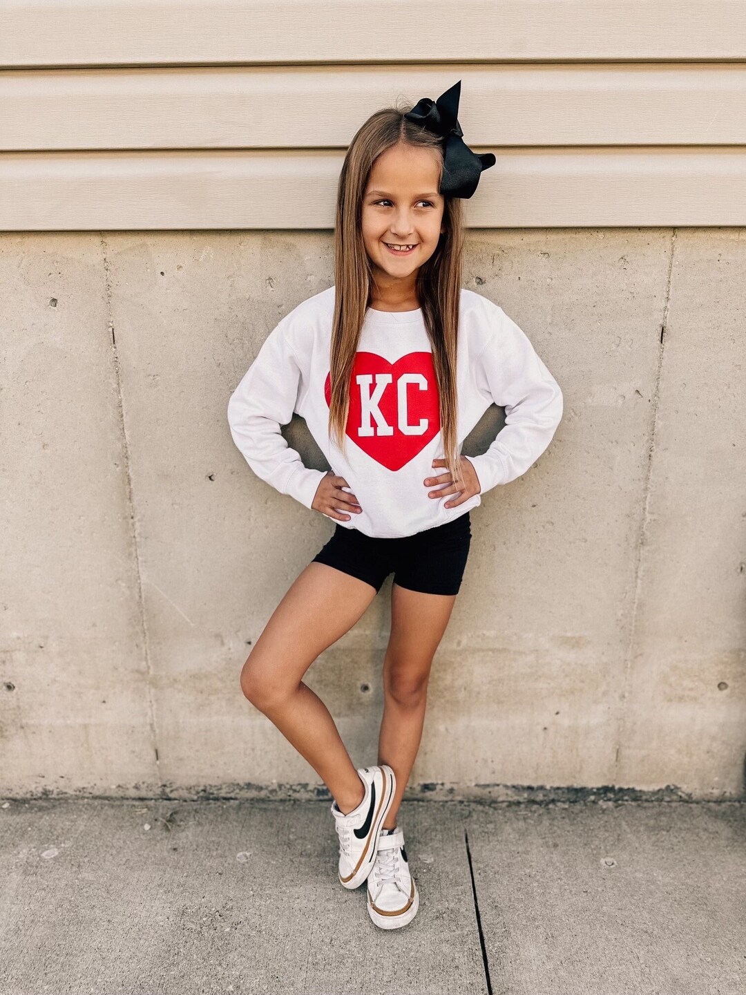 Kids Heart KC | White Long & Short Sleeve T-shirt | Kansas City ...