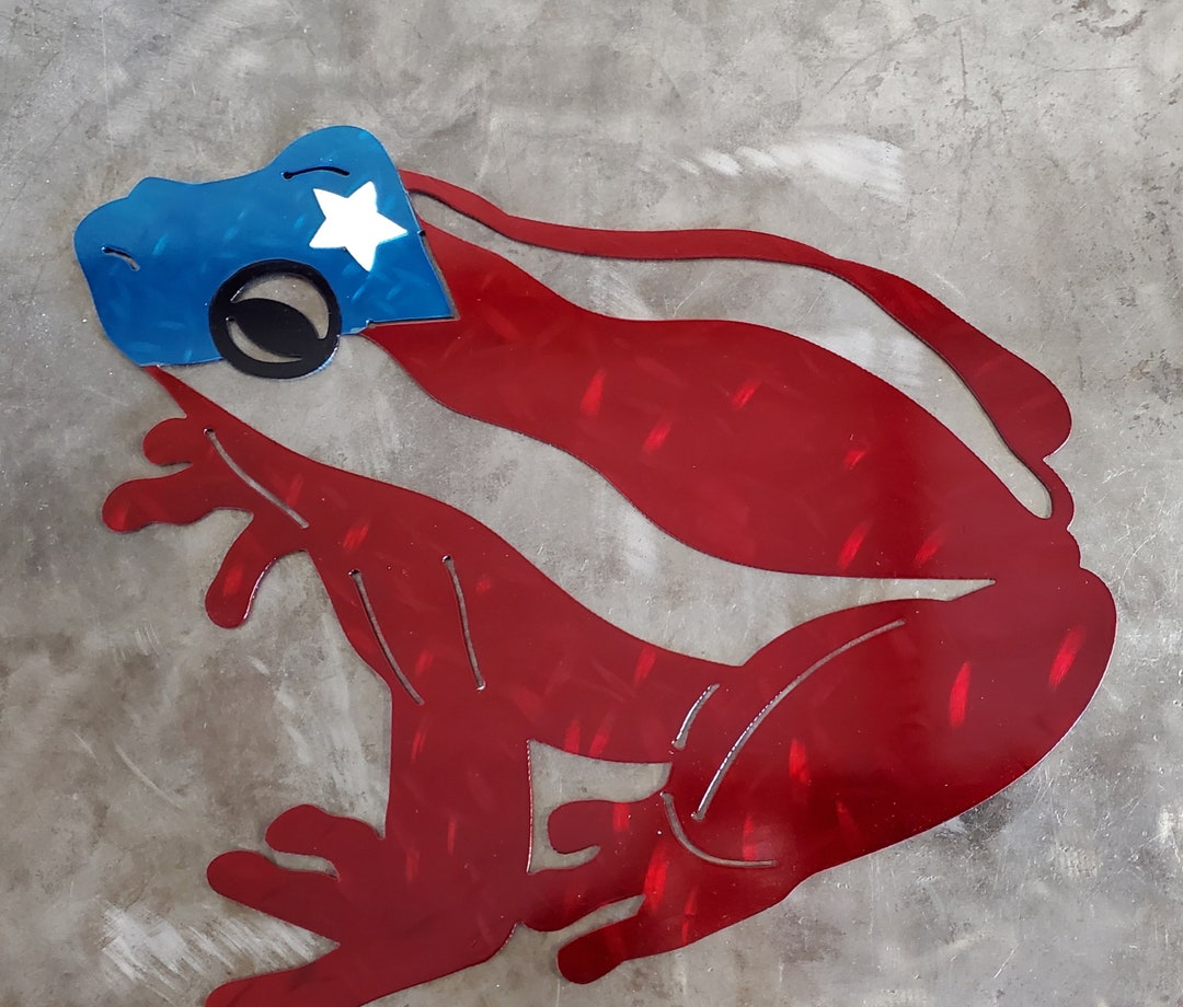 El Coqui Metal Wall Art Beautifully Displayed in the House or Outside ...