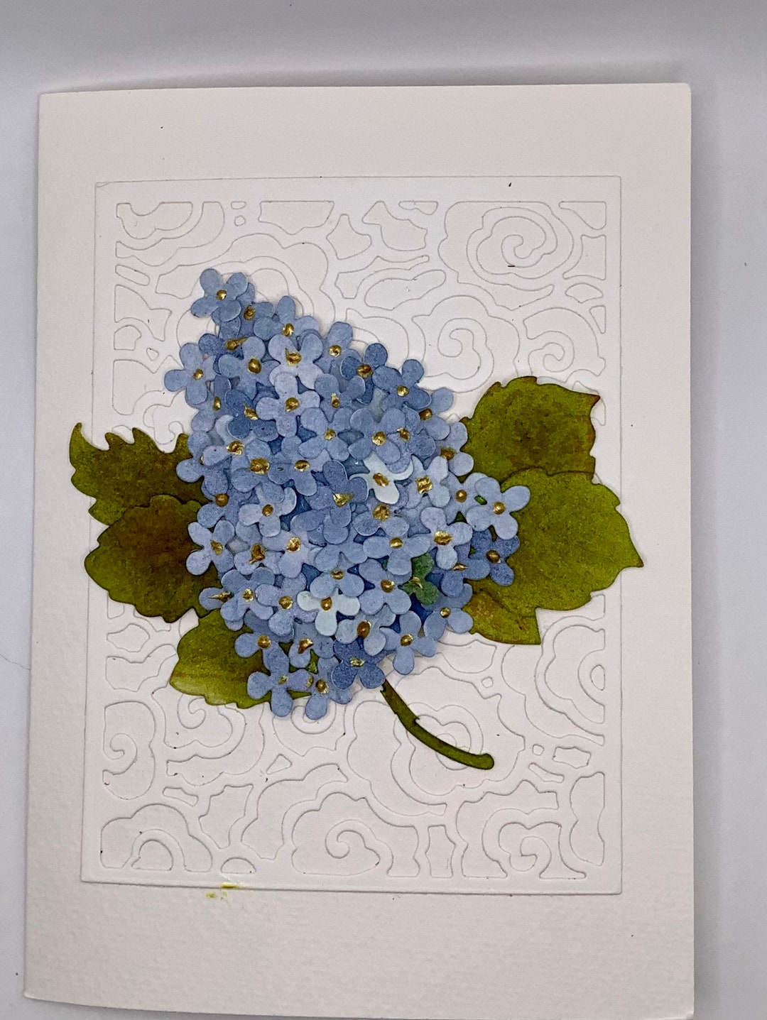 Hydrangea Card - Etsy