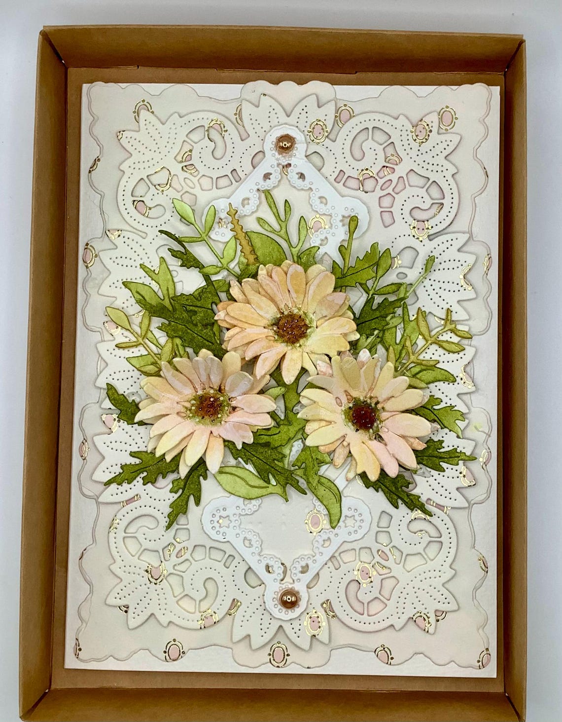 Flower Card - Etsy