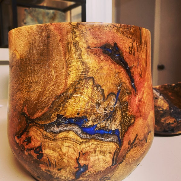 Epoxy Resin and Wood Bowl - Etsy