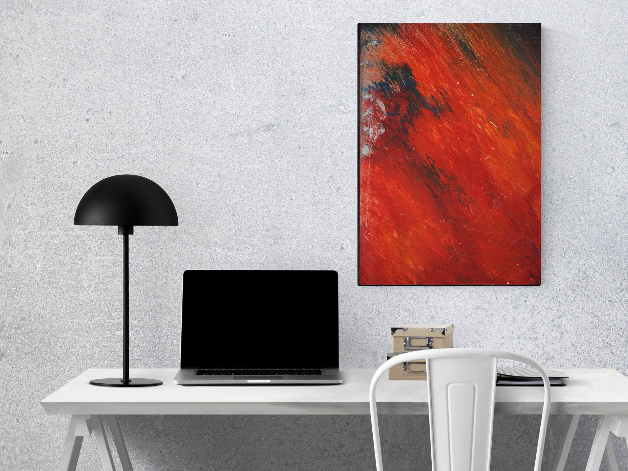 Gentle Fire: Moments of Dark Red and Blue Resembling Intimate Flames - Etsy
