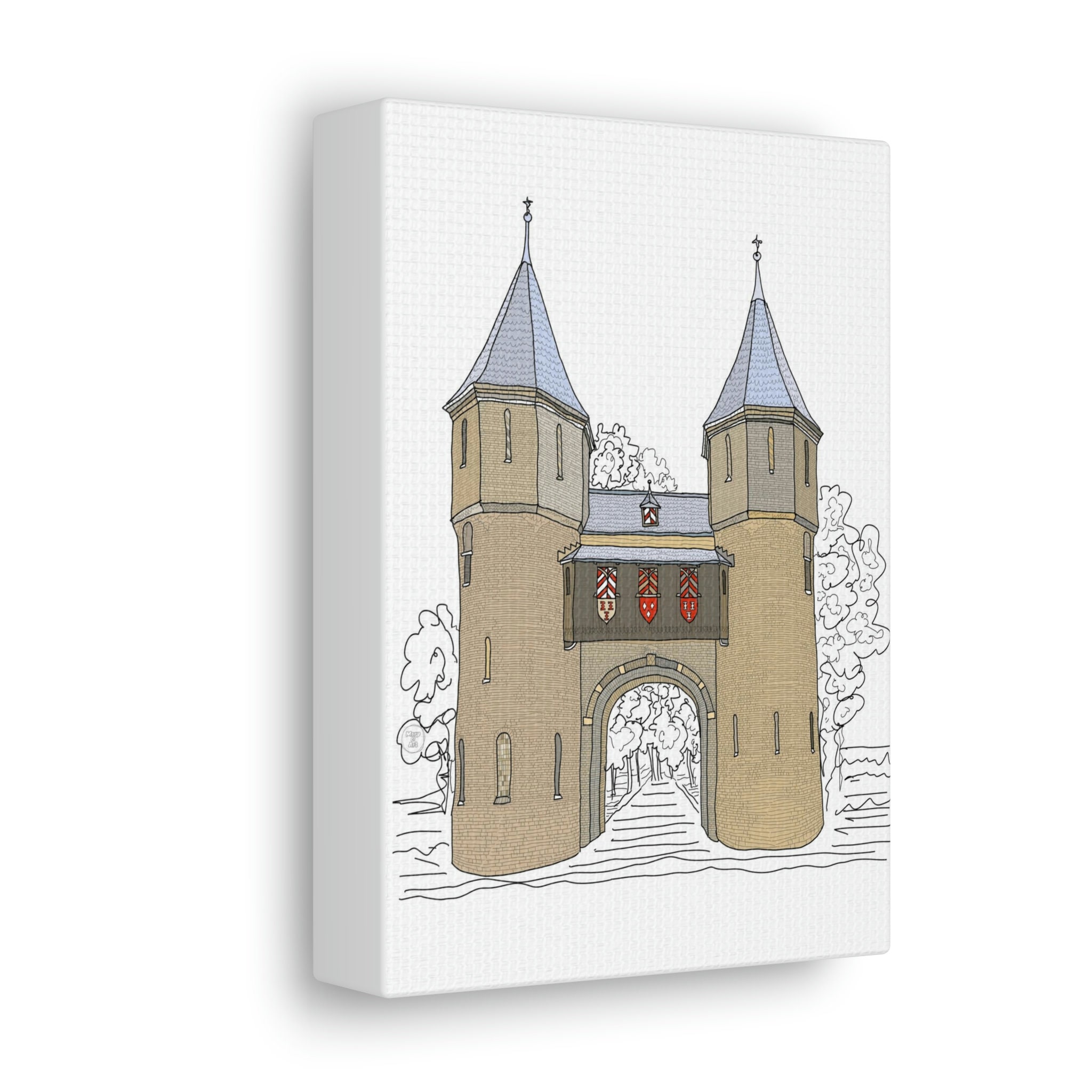 Easy Medieval Castle Drawings