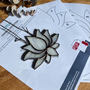 LOTUS - Stained Glass Pattern (hobby License) - Etsy