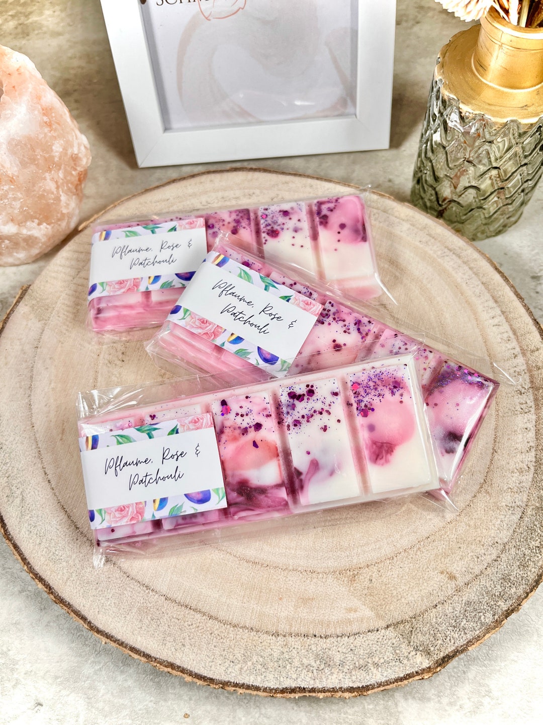 Wachs Melt Pflaume Rose & Patchuli 100% Sojawachs - Etsy