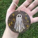 Wood Burned Ghost Ornament - Etsy
