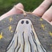 Wood Burned Ghost Ornament - Etsy
