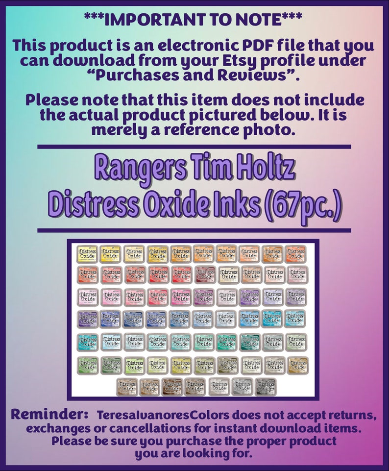 Swatch Form: Ranger's Tim Holtz Distress Oxide Inks (black & White ...