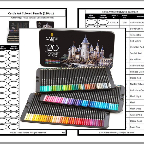 Castle arts color chart - Etsy México