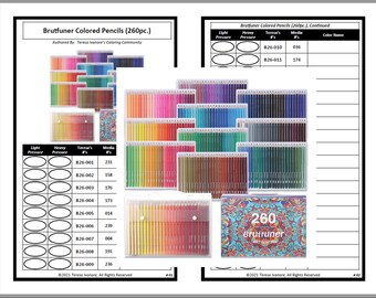 Brutfuner Color Chart - Etsy Israel