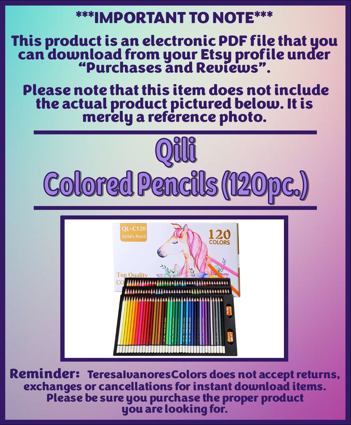 Swatch Form: Qili Colored Pencils (120pc.) (black & White Version) - Etsy