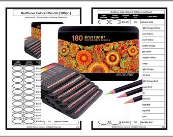 Brutfuner Color Chart - Etsy Israel