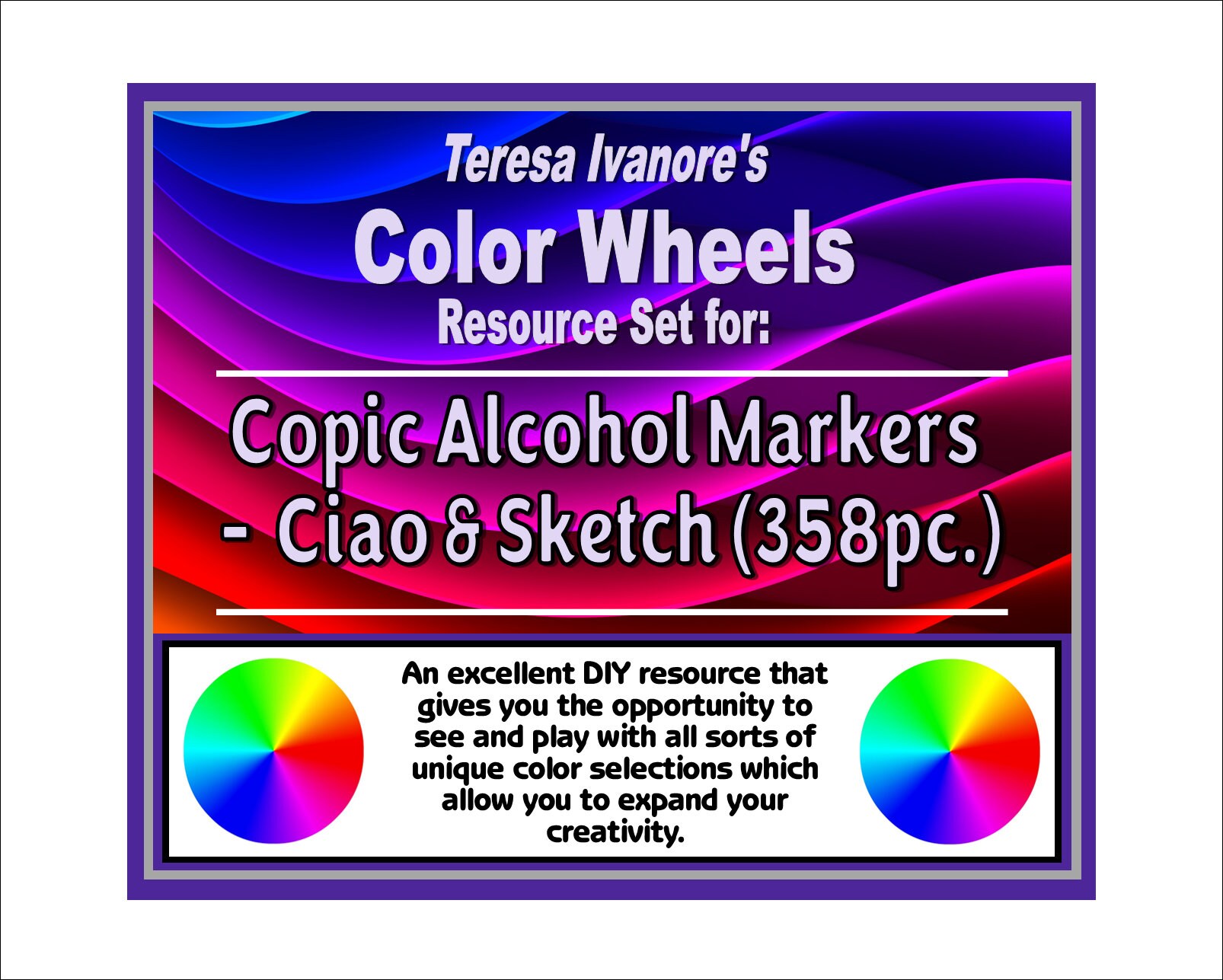 Copic Ciao & Sketch Markers (358pc.) - Color Wheel Set by Teresa ...