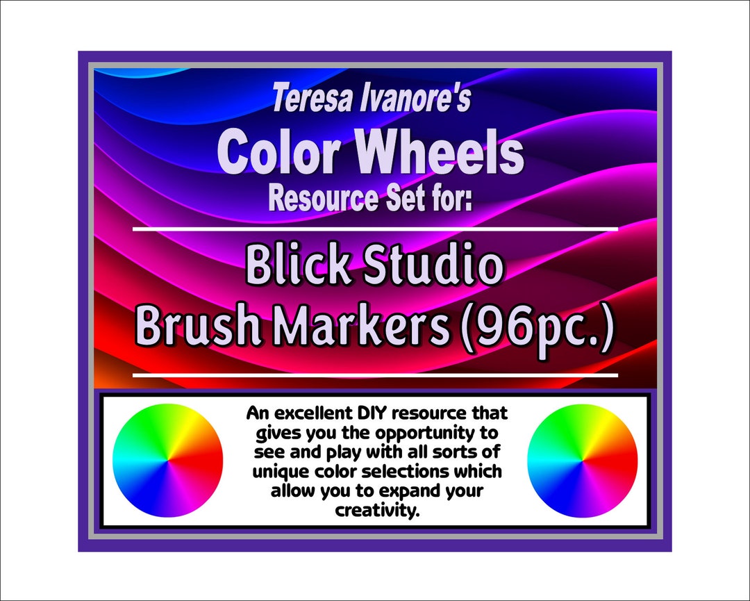 Blick Studio Brush Markers (096pc.) - Color Wheel Set by Teresa Ivanore ...