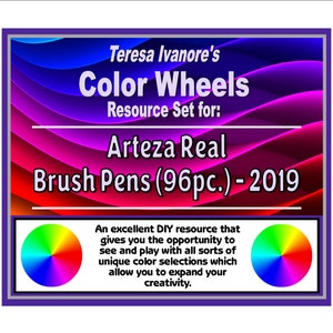 Arteza Real Brush Pens (096pc.) - Color Wheel Set by Teresa Ivanore - Etsy