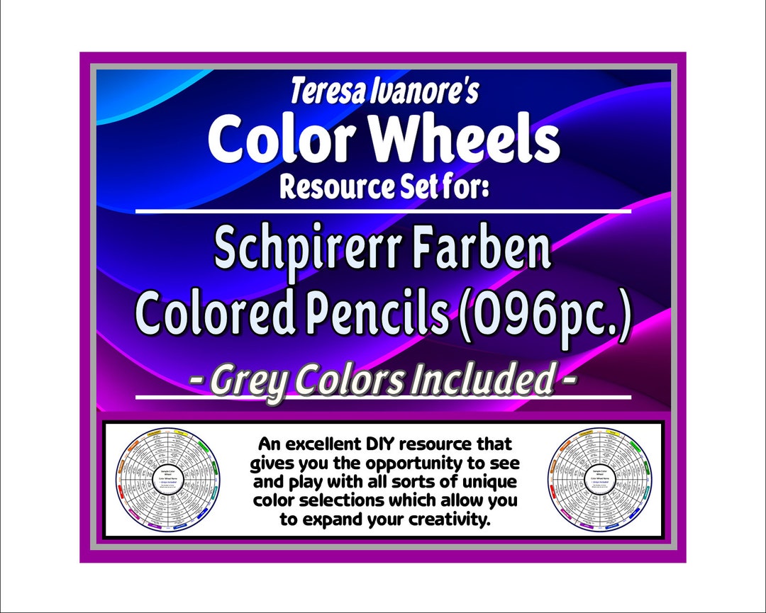 Schpirerr Farben Pencils (096pc.) - (greytones Included) - Color Wheel ...
