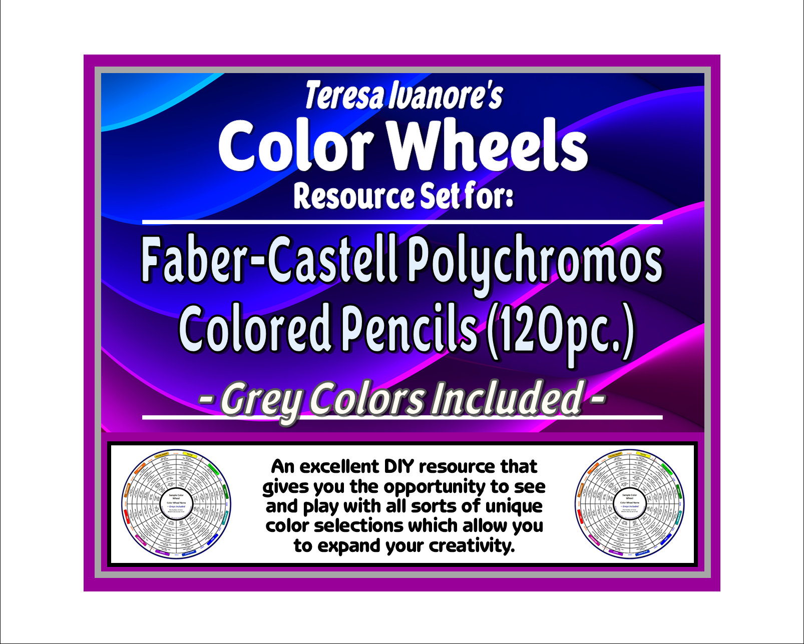 Official Fabercastell Color Wheel English Names Color Faber Castell