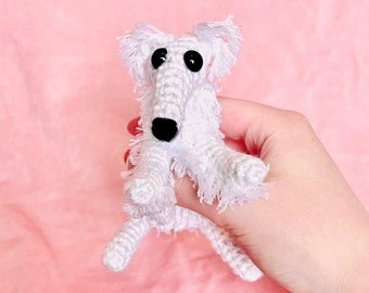 Borzoi Amigurumi Crochet Plush - Etsy