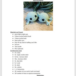 Rain Frog Amigurumi Crochet Pattern DIGITAL - Etsy