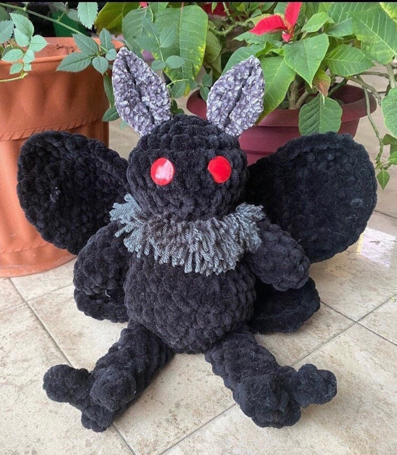 Mothman Amigurumi DIGITAL Plush Crochet Pattern - Etsy
