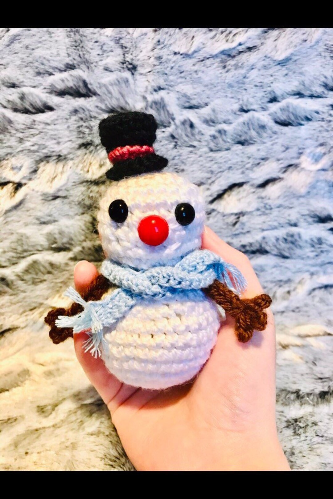 Snowman Amigurumi Plush - Etsy
