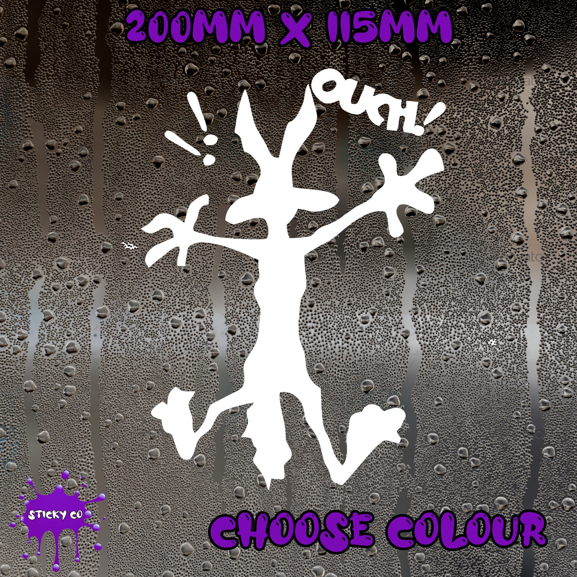 Coyote Car Sticker Window Sticker Bumper Decal Vinyl Looney | Etsy