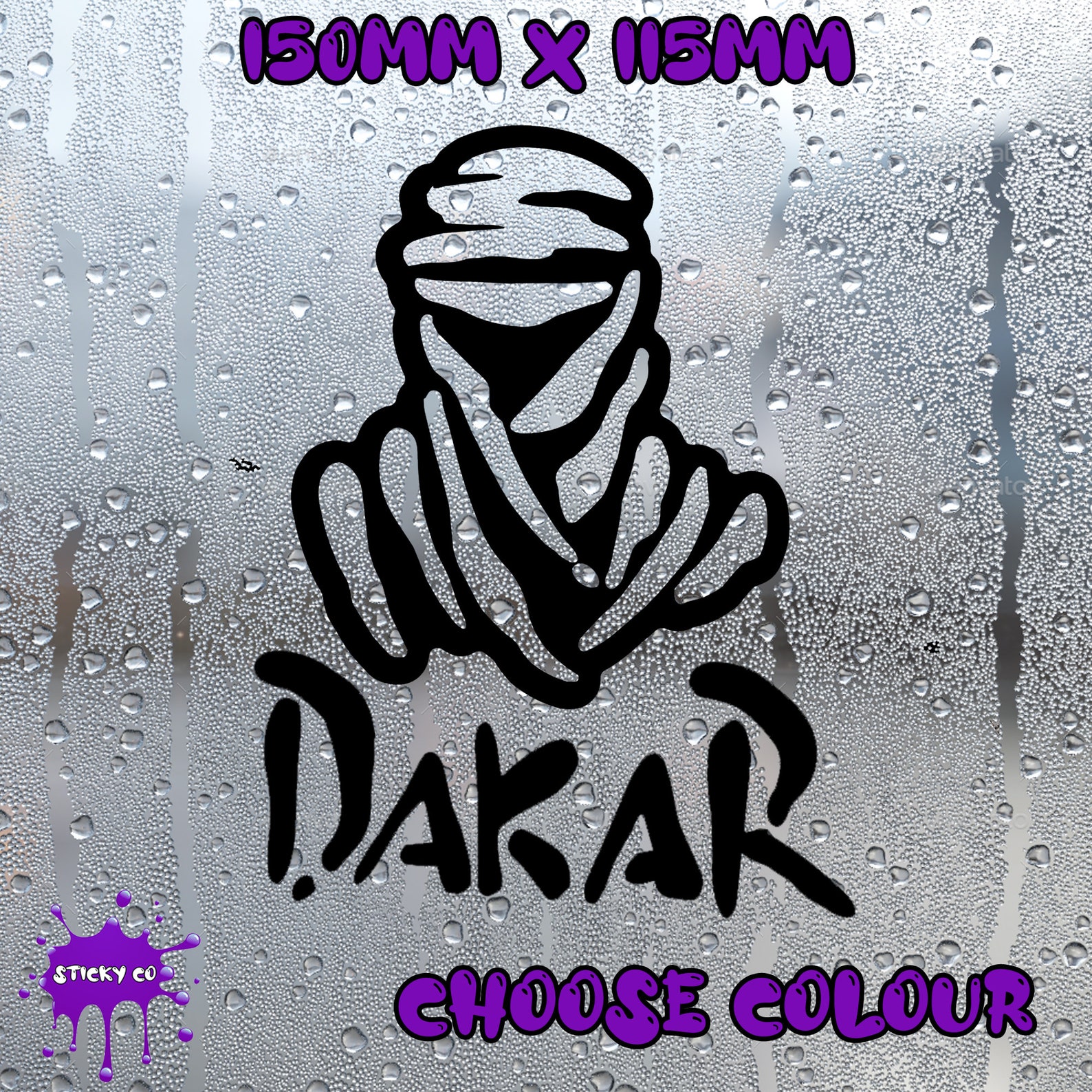 Dakar Rally Car Sticker Window Sticker Bumper Decal Vinyl | Etsy