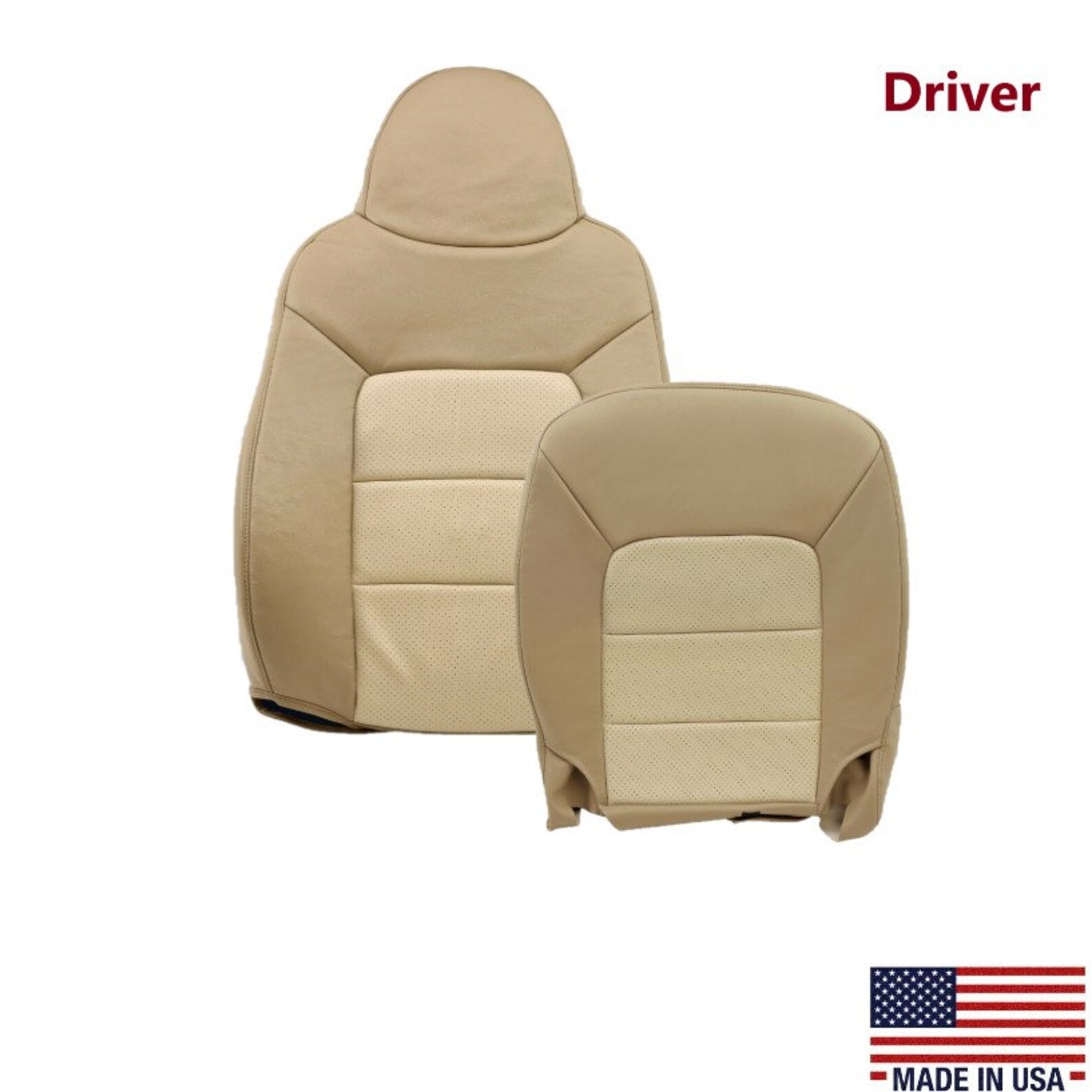 Ford Expedition Eddie Bauer Seat Cover (2003-2006) - 2 Tone Tan - MADE ...
