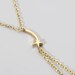 14K Solid Gold Shooting Star Hand Chain Bracelet, Yellow Gold Shooting ...