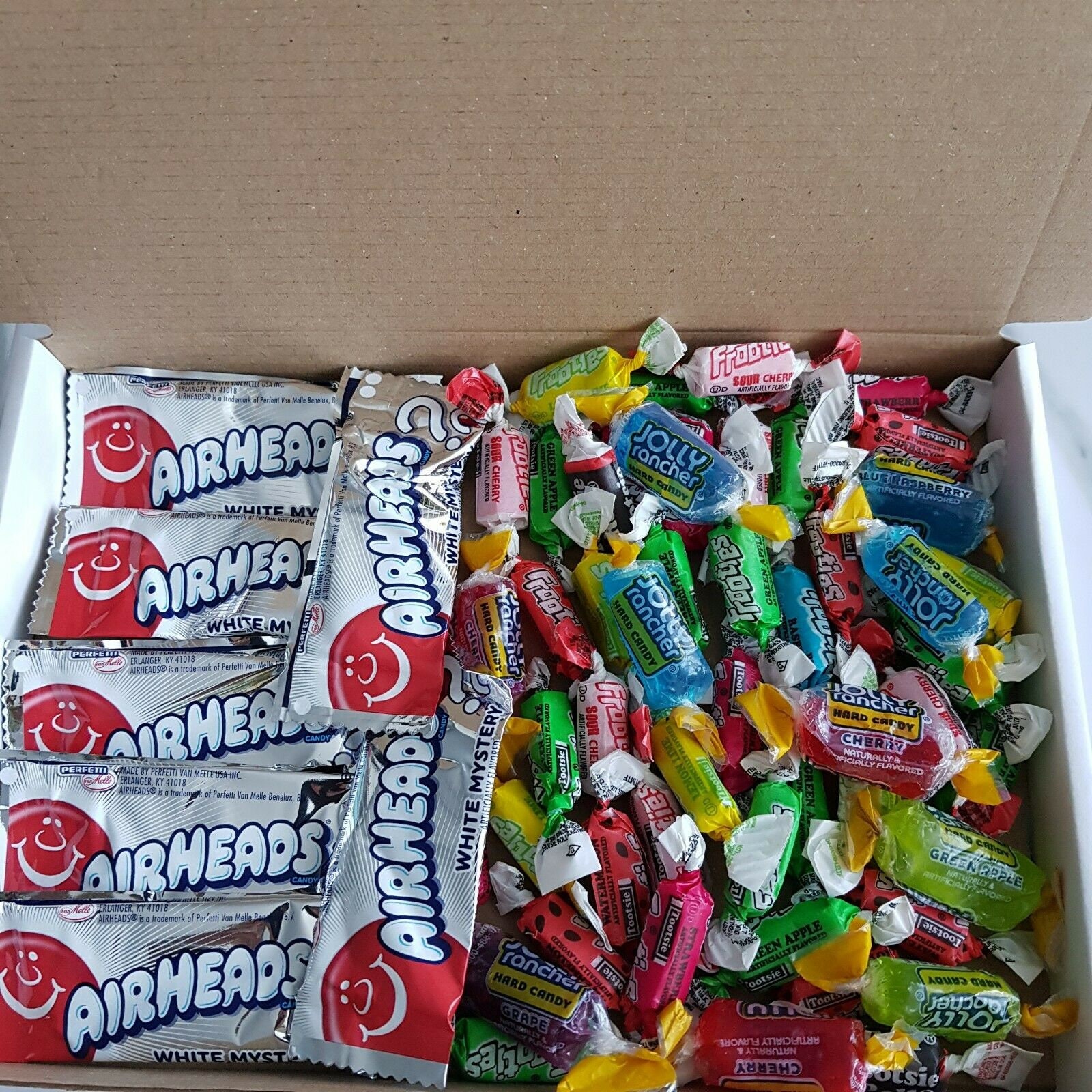 American Candy Sweets Gift Box, Laffy Taffy Wonka Nerds Airheads USA ...
