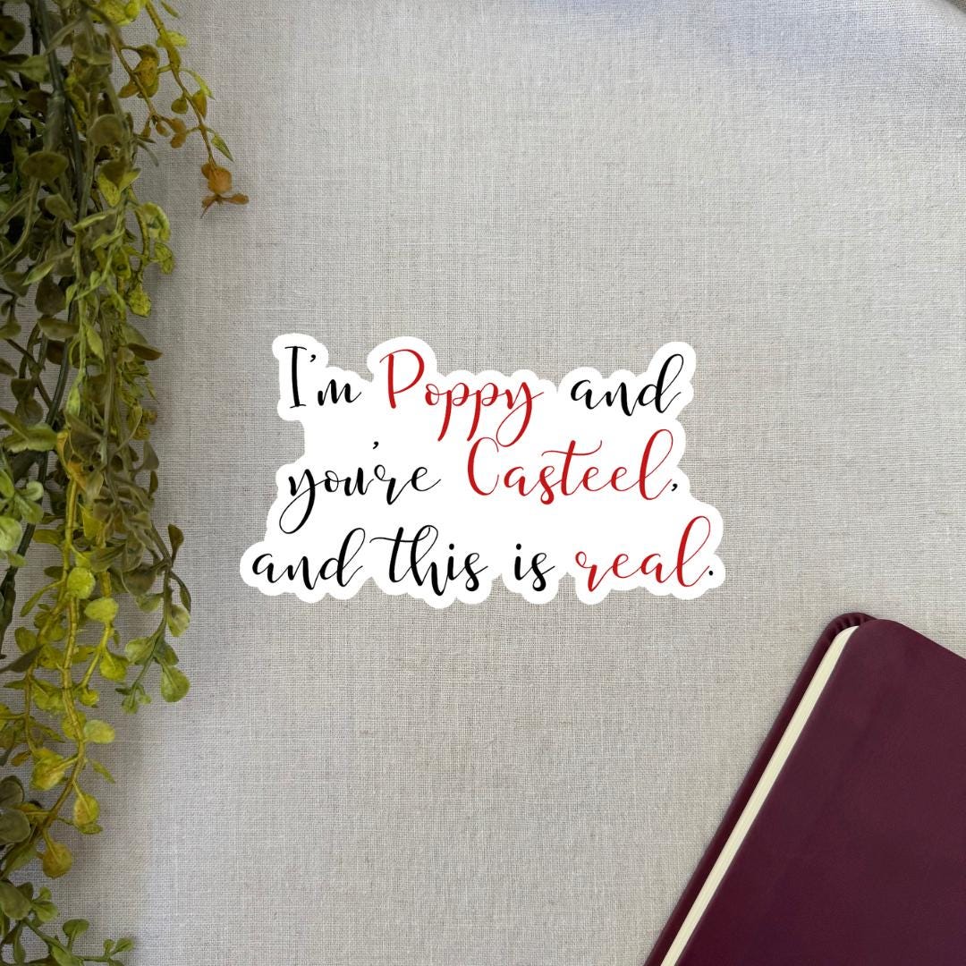 Poppy and Casteel - Sticker - Etsy