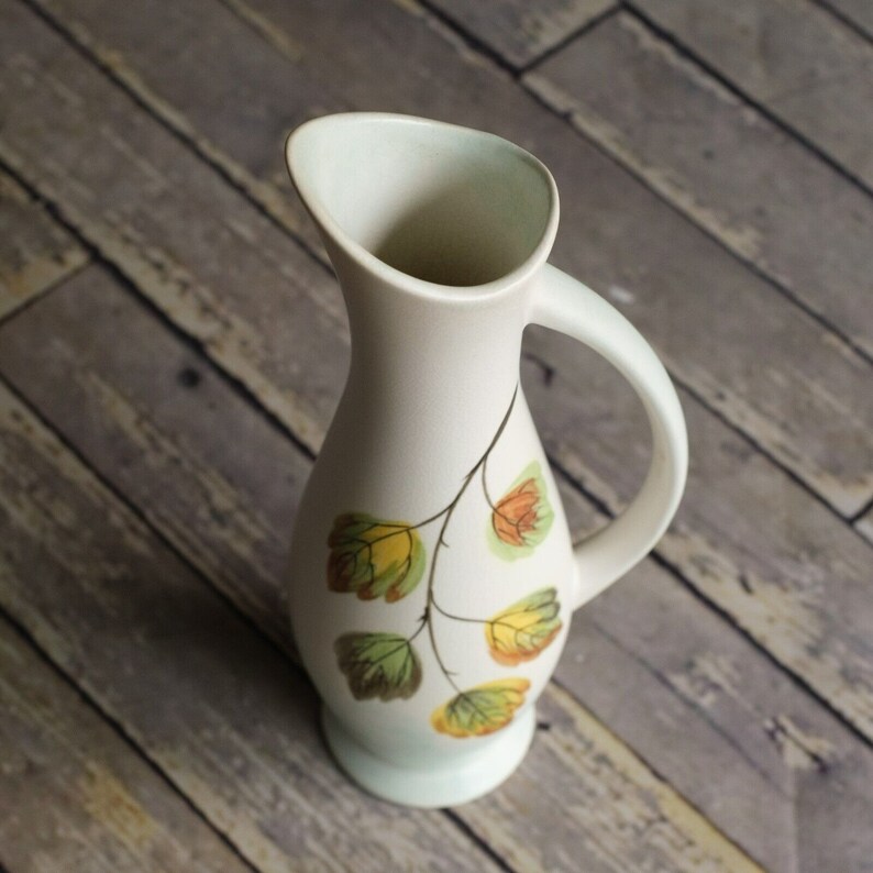 Vintage E. RADFORD England Hand Painted Pottery Vase With Autumn Fall ...