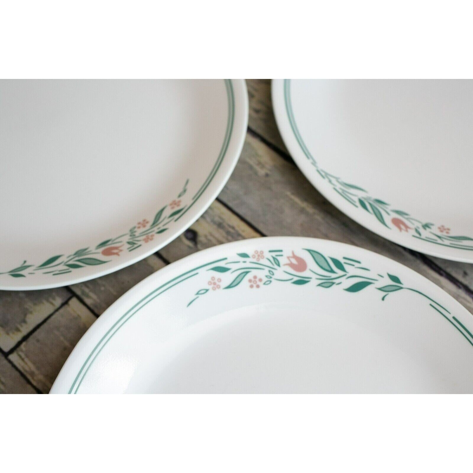 Vintage CORELLE Rosemarie Floral Pink Blue Flower Round Dinner - Etsy