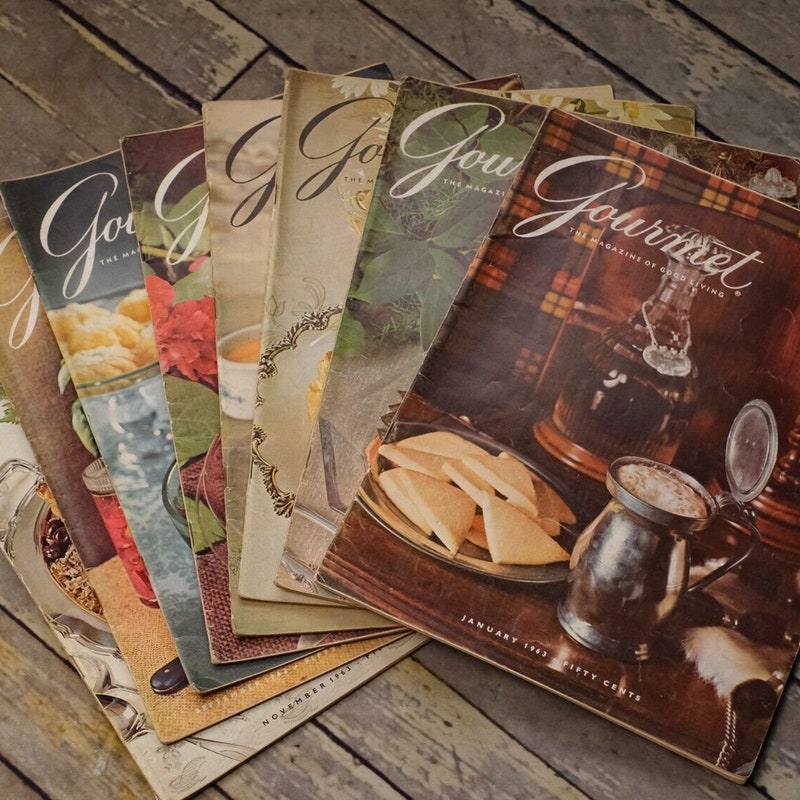 Gourmet Magazine - Etsy
