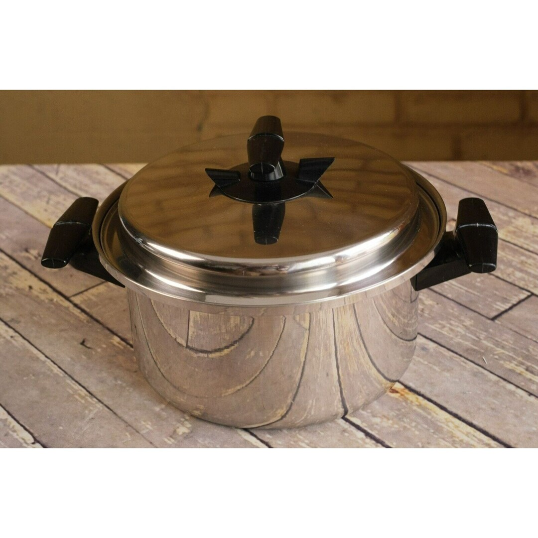 Vintage VITA GUARD Stainless Steel Waterless Cookware 3 Quart Dutch ...