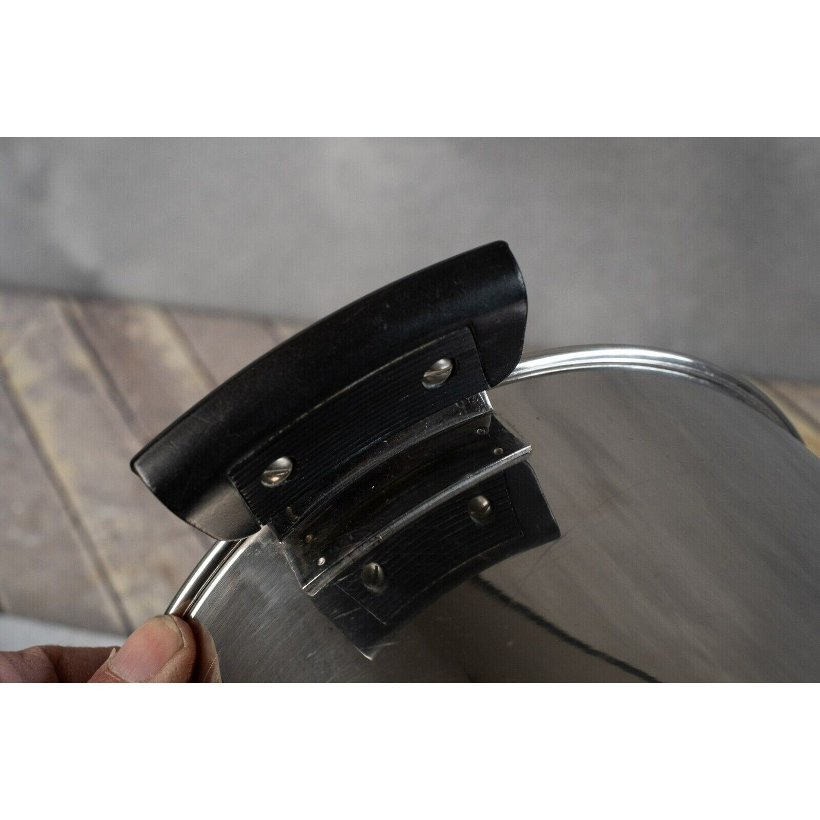 Revere Ware 4 Quart Pre 68 Patent Pending Double Ring Stock Pot With ...