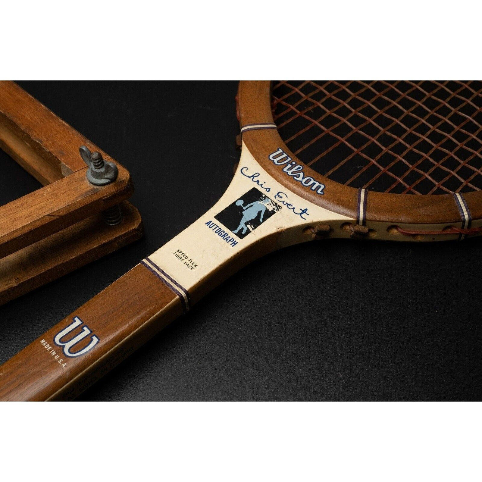 WILSON Chris Evert Tennis Racquet 4.125 Autograph Speed - Etsy