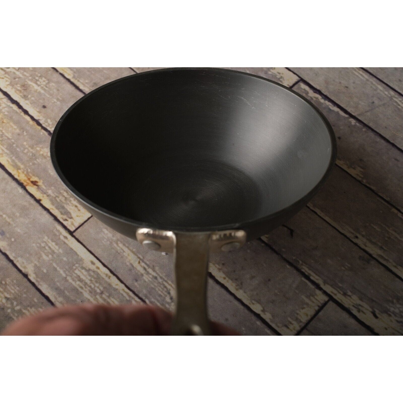 Vintage COMMERCIAL COOKWARE Hard Anodized Aluminum Wok 8.5 G175 pre ...