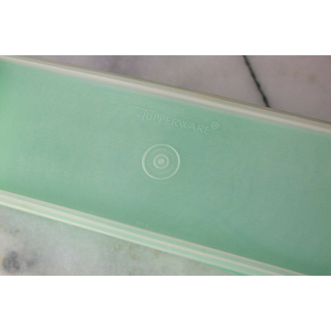 Vintage TUPPERWARE Green Celery Keeper Crisper Container 892-3 With Lid ...