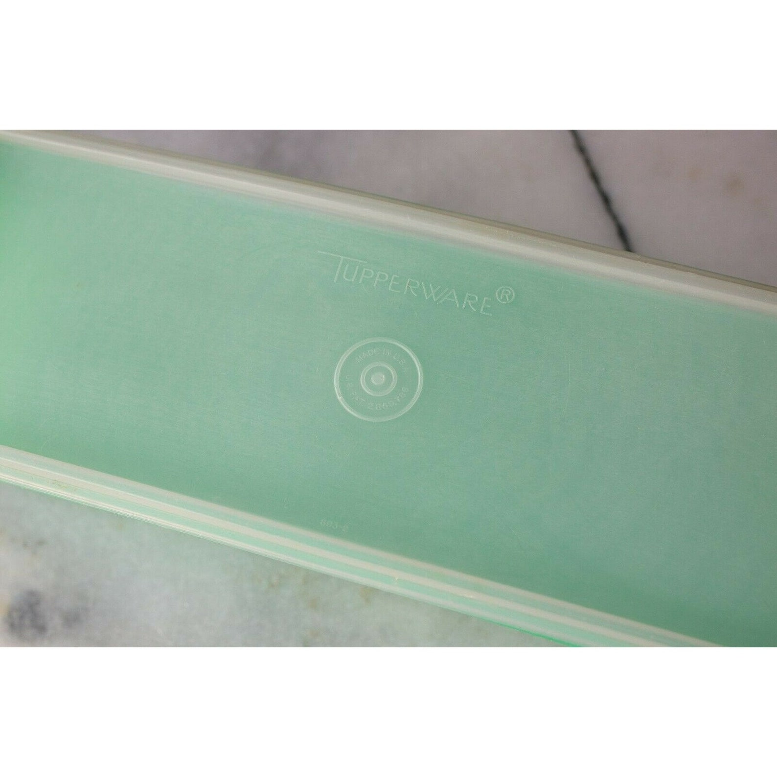 Vintage TUPPERWARE Green Celery Keeper Crisper Container 892-3 With Lid ...