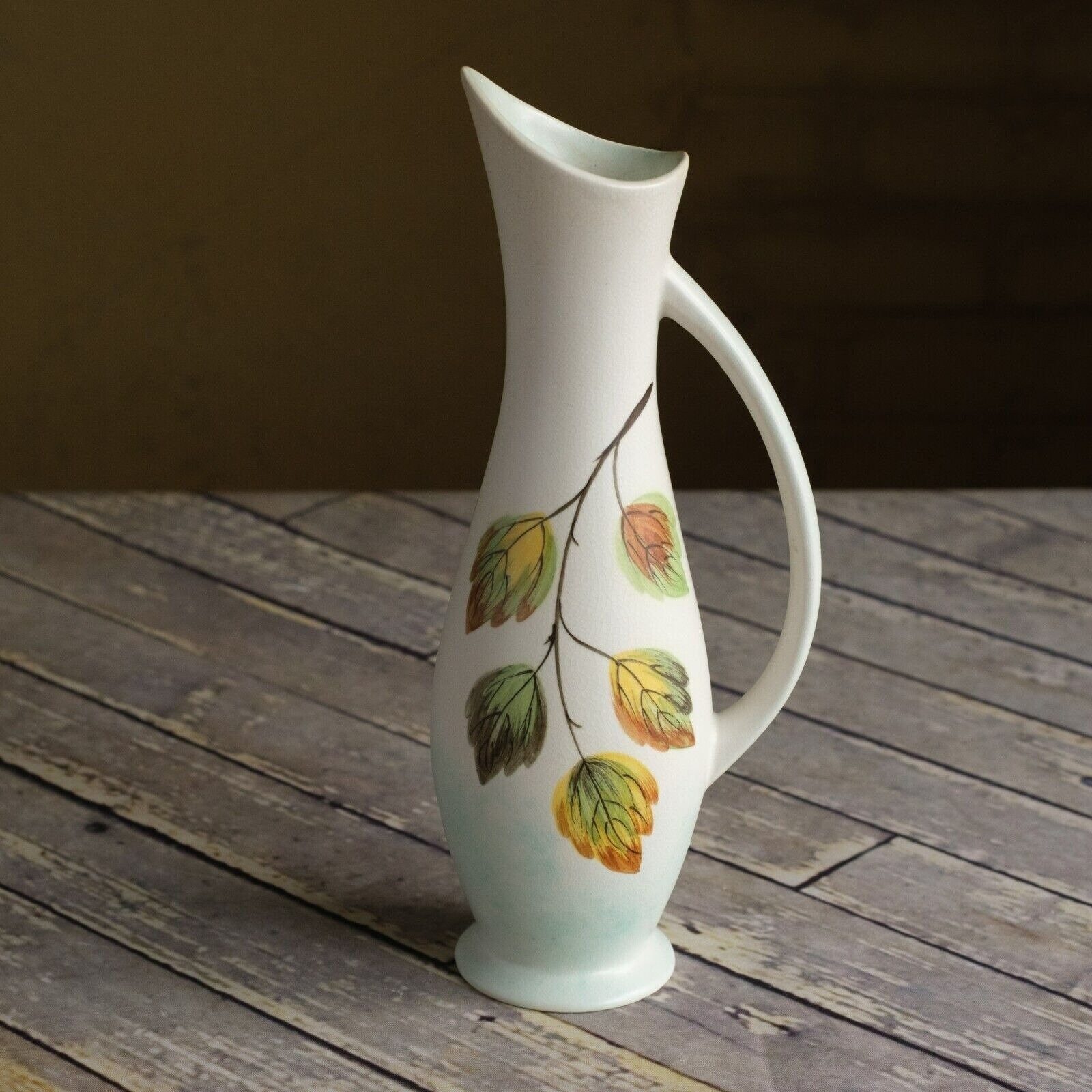 Vintage E. RADFORD England Hand Painted Pottery Vase With Autumn Fall ...